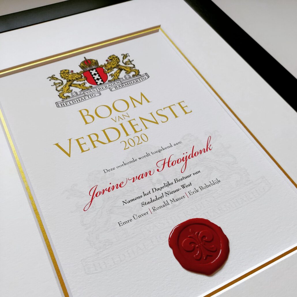 Oorkondes - Certificaat Op Maat